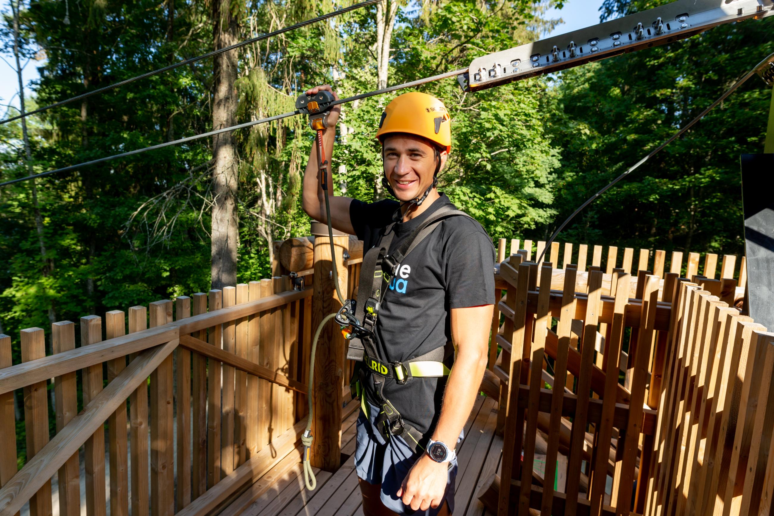 Aerial cable run "ZZZIPPP" | latvia.travel