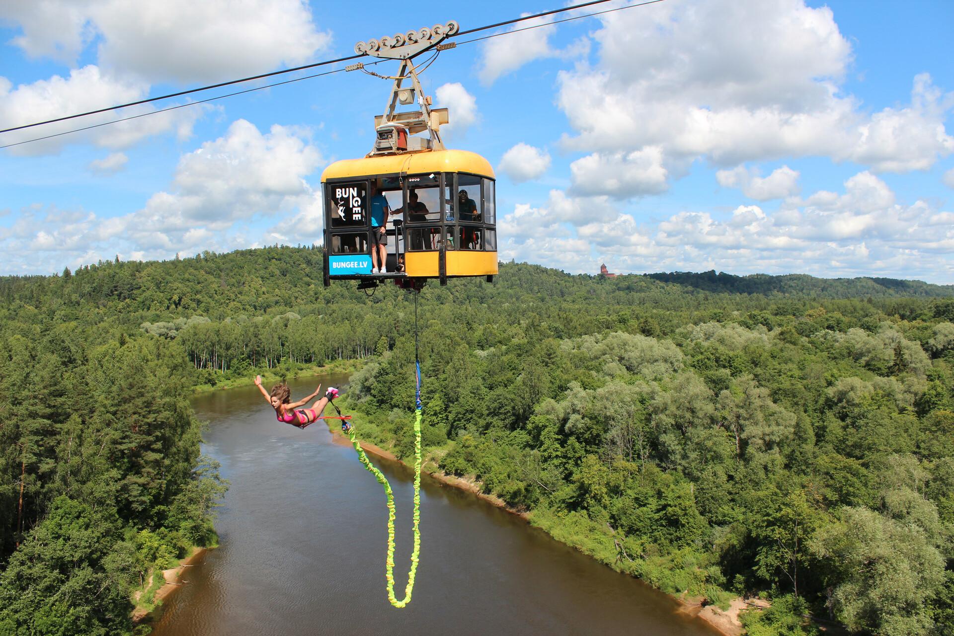 Cable Car over Gauja River | latvia.travel