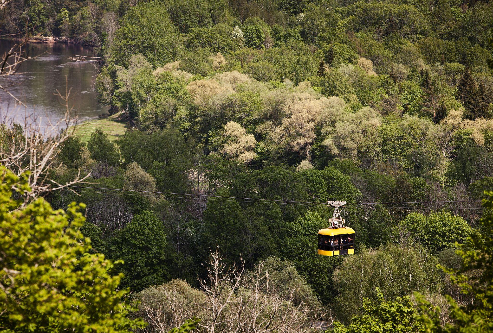 Cable Car over Gauja River | latvia.travel
